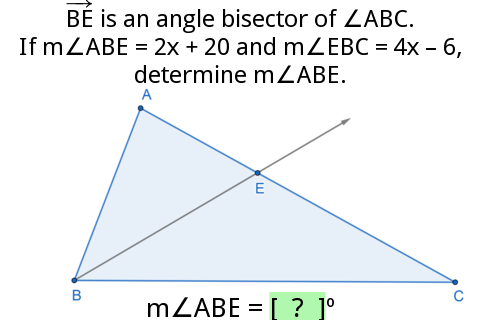 can't find ABE in a triangle : r/learnmath