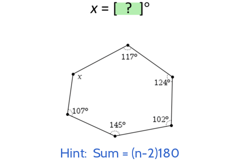 Find X in a 6 sided figure? : r/learnmath